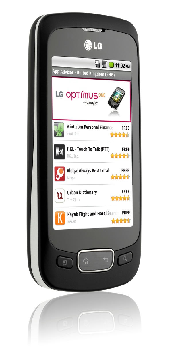 LG Optimus One P500: Galería de fotos