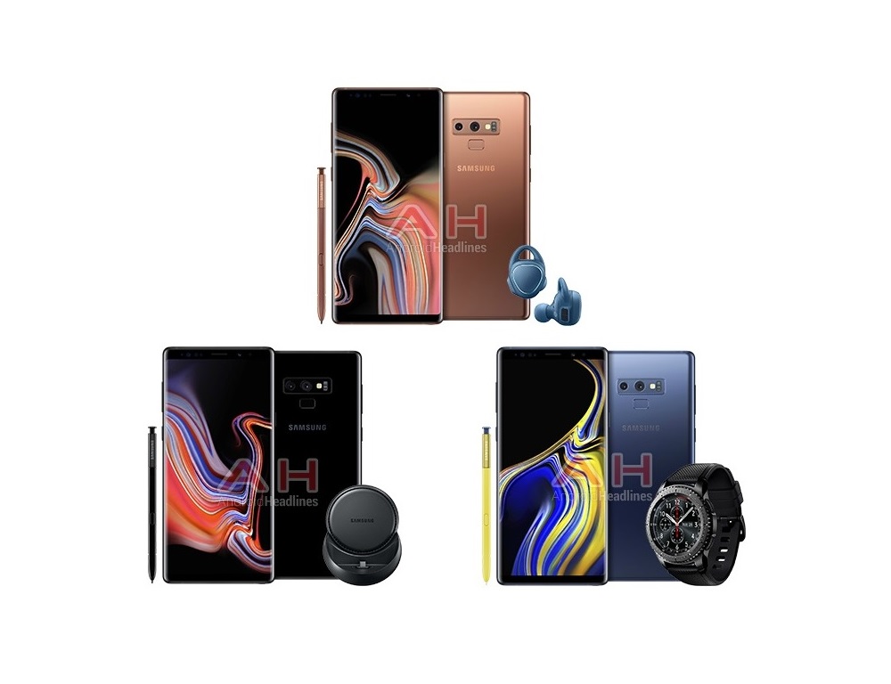 Samsung Galaxy Note 9 ve filtrados sus colores, promociones y precio