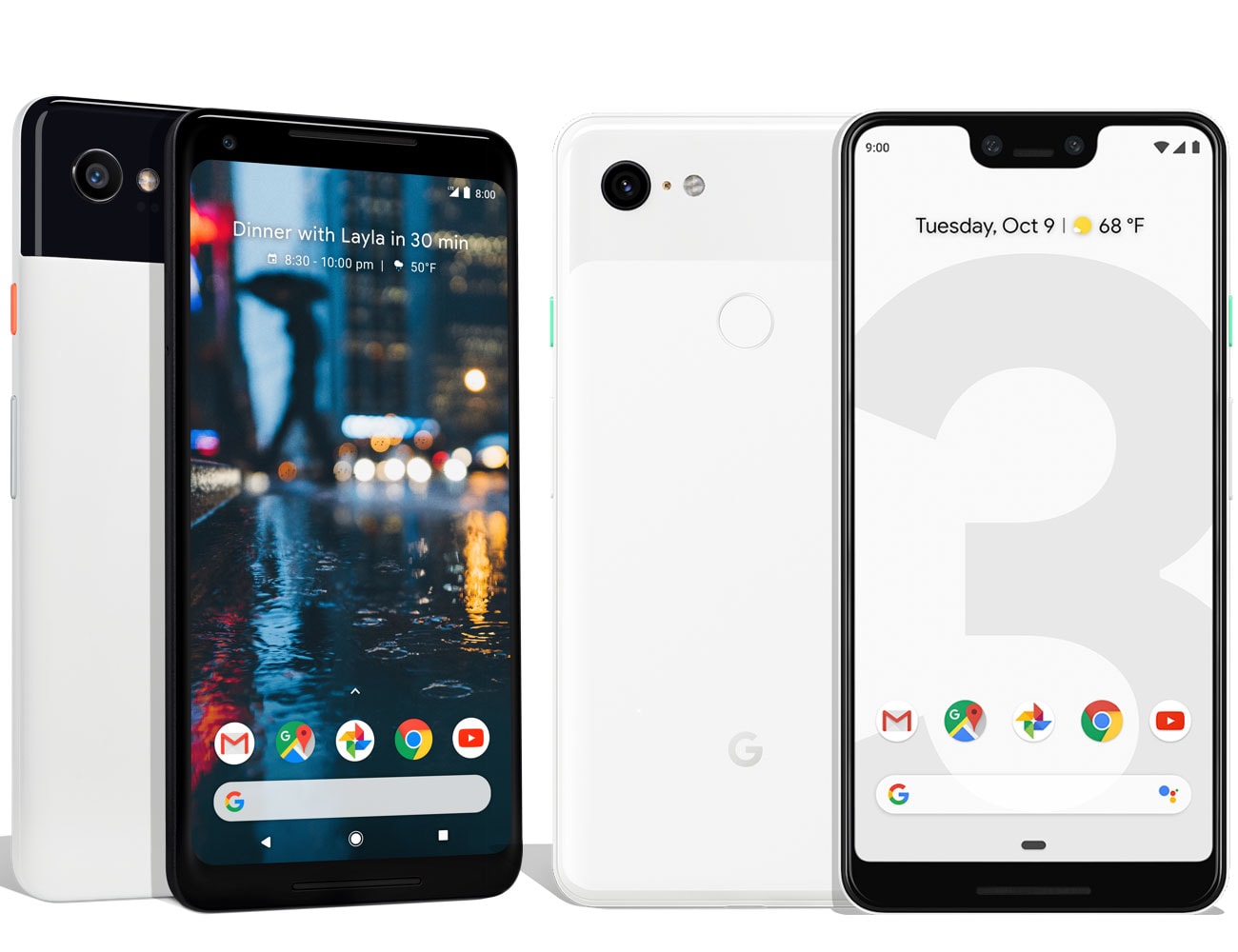 Pixel 2 vs Pixel 3: las diferencias entre los nuevos Pixel de Google