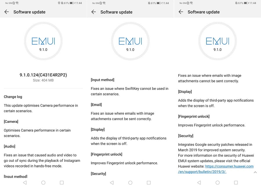 Huawei P30 Pro recibe su primera actualización: mejoras y soluciones