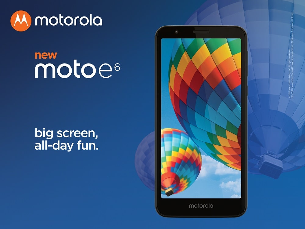 Motorola anuncia el Motorola Moto E6 con diseño discreto y un SD 435