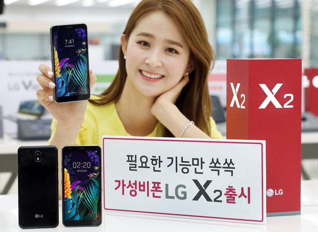 LG anuncia el LG K30 (2019) con el nombre LG X2 (2019) en Corea