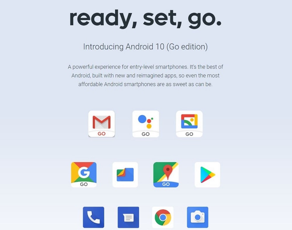 Google anuncia Android 10 Go que muy pronto comenzará a distribuirse