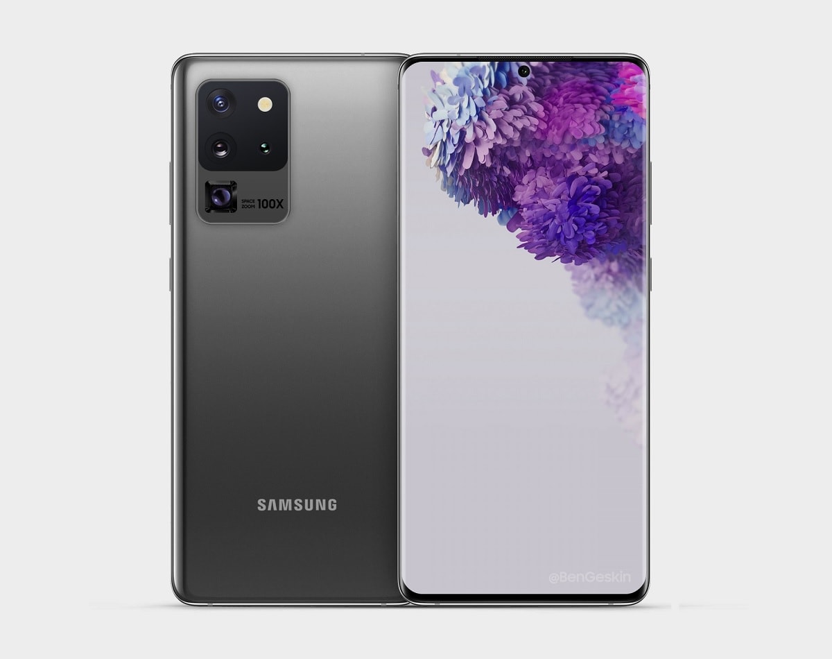Samsung Galaxy S20 Ultra 5G aparece en un póster oficial filtrado