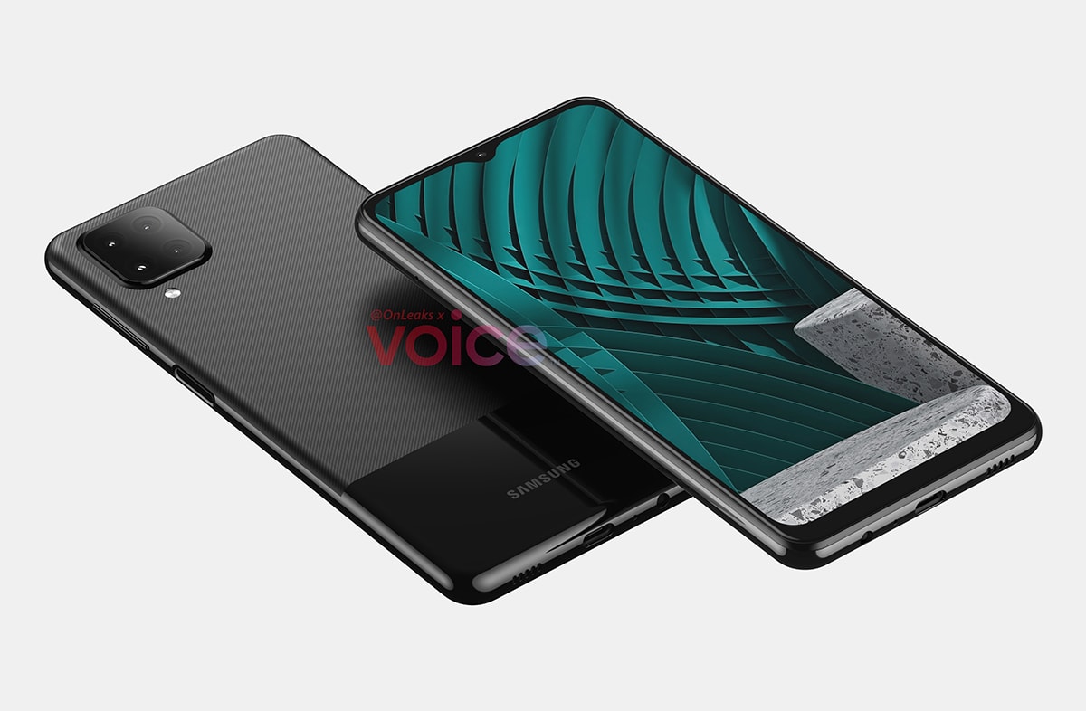 Samsung Galaxy M12 ve filtrado su diseño y luciría idéntico al Galaxy A42