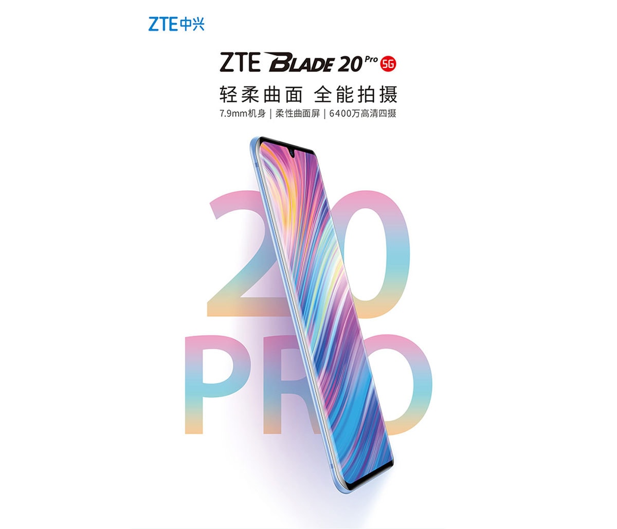 ZTE anuncia el ZTE Blade 20 Pro 5G con un Qualcomm Snapdragon 765G