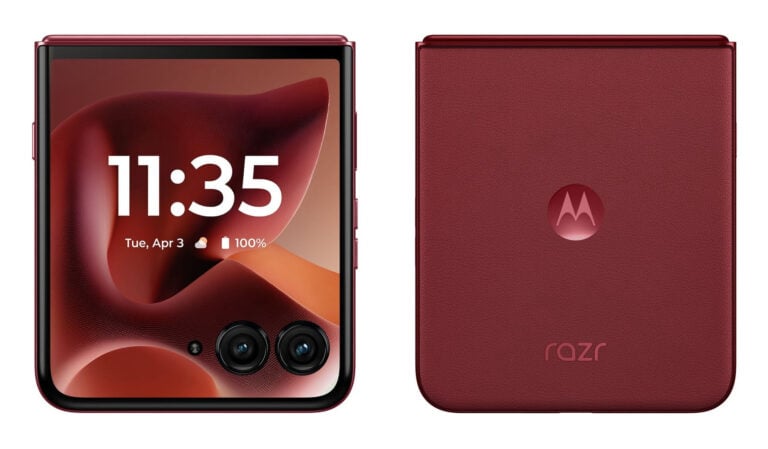 Motorola Razr 60 Ultra se filtra en nuevas fotos de prensa en color Rio Red