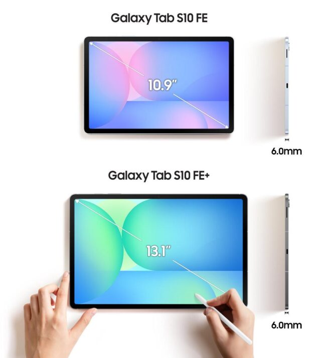 Los tablets Samsung Galaxy Tab S10 FE se filtran nuevamente confirmando ...