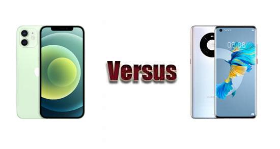 Apple iPhone 12 vs Huawei Mate 40 : comparación de características